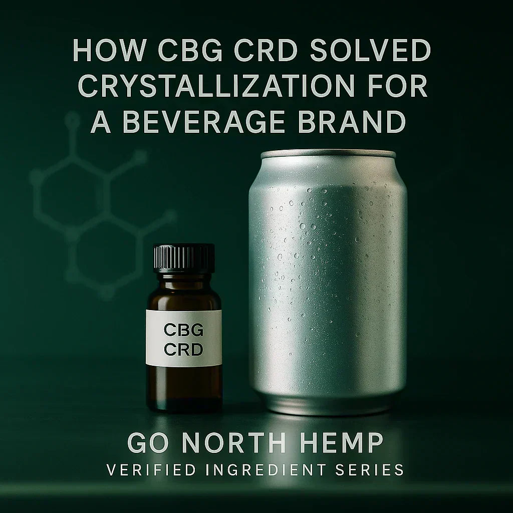 How CBG CRD Solved Crystallization for a Beverage Brand – Go North Hemp